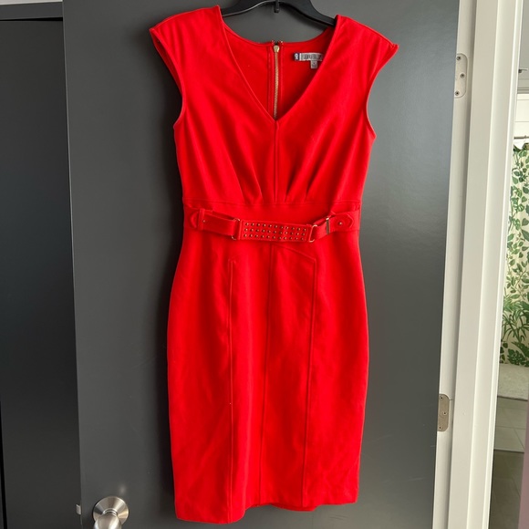 Jennifer Lopez | Dresses | Vintage Jlo Red Sheath Dress | Poshmark